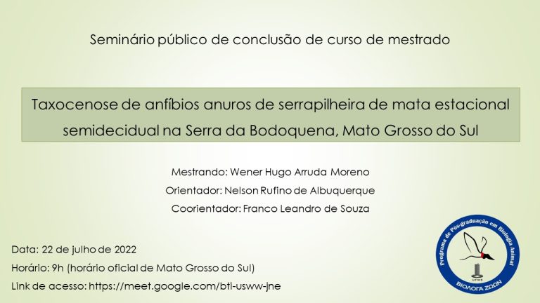 Convite: Defesa de dissertação de Wener Hugo Arruda Moreno - PPG ...